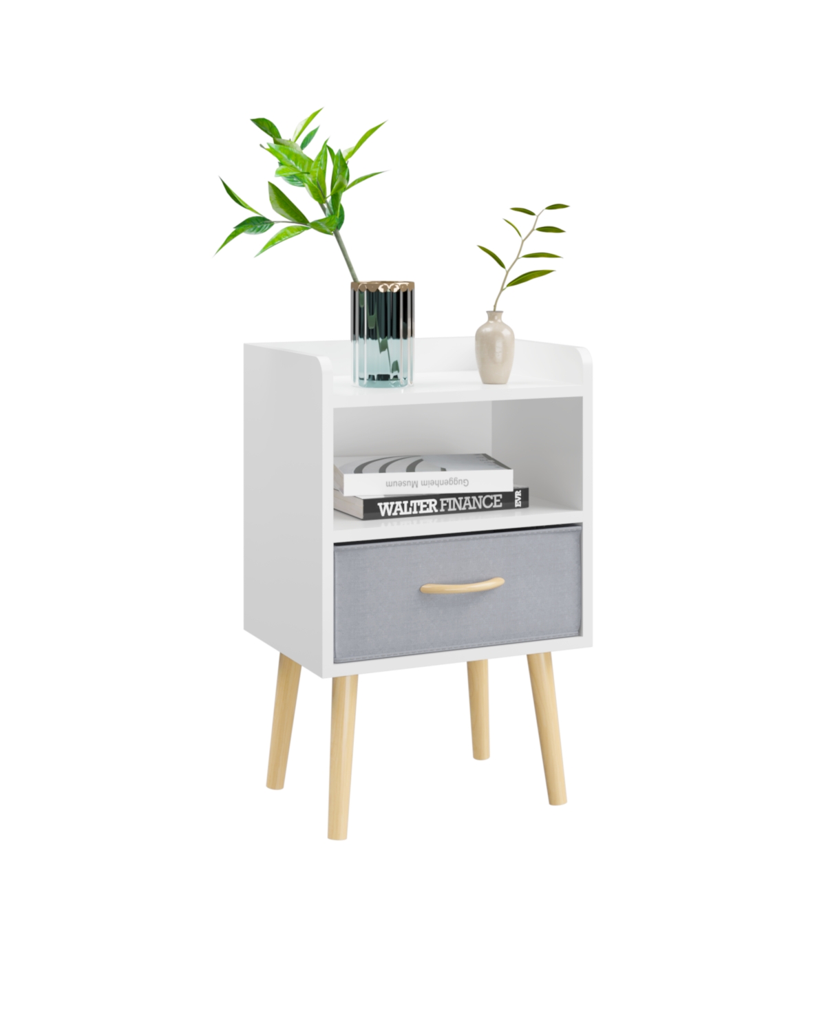 Click here for sumyeg Collapsible Fabric Drawer Nightstand 2-Tier... prices