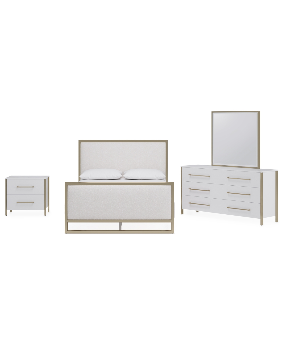 Click here for Furniture Emila 3-Pc. Cal. King Bed Set Upholstere... prices