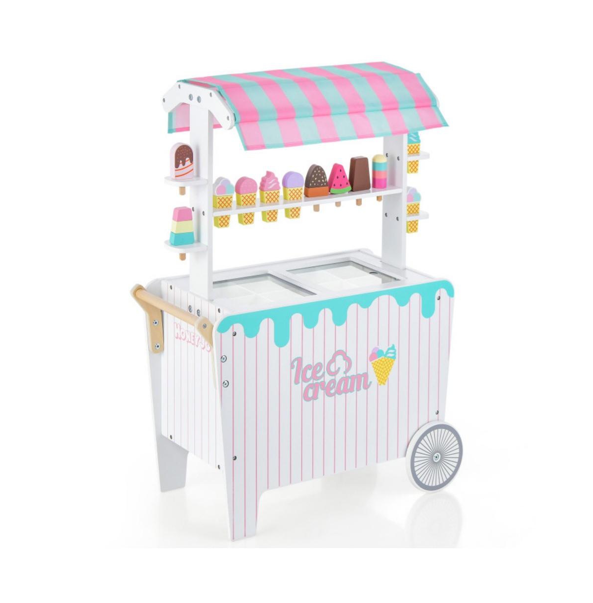 Click here for Hongge Kids Ice Cream Cart Playset with Display Ra... prices