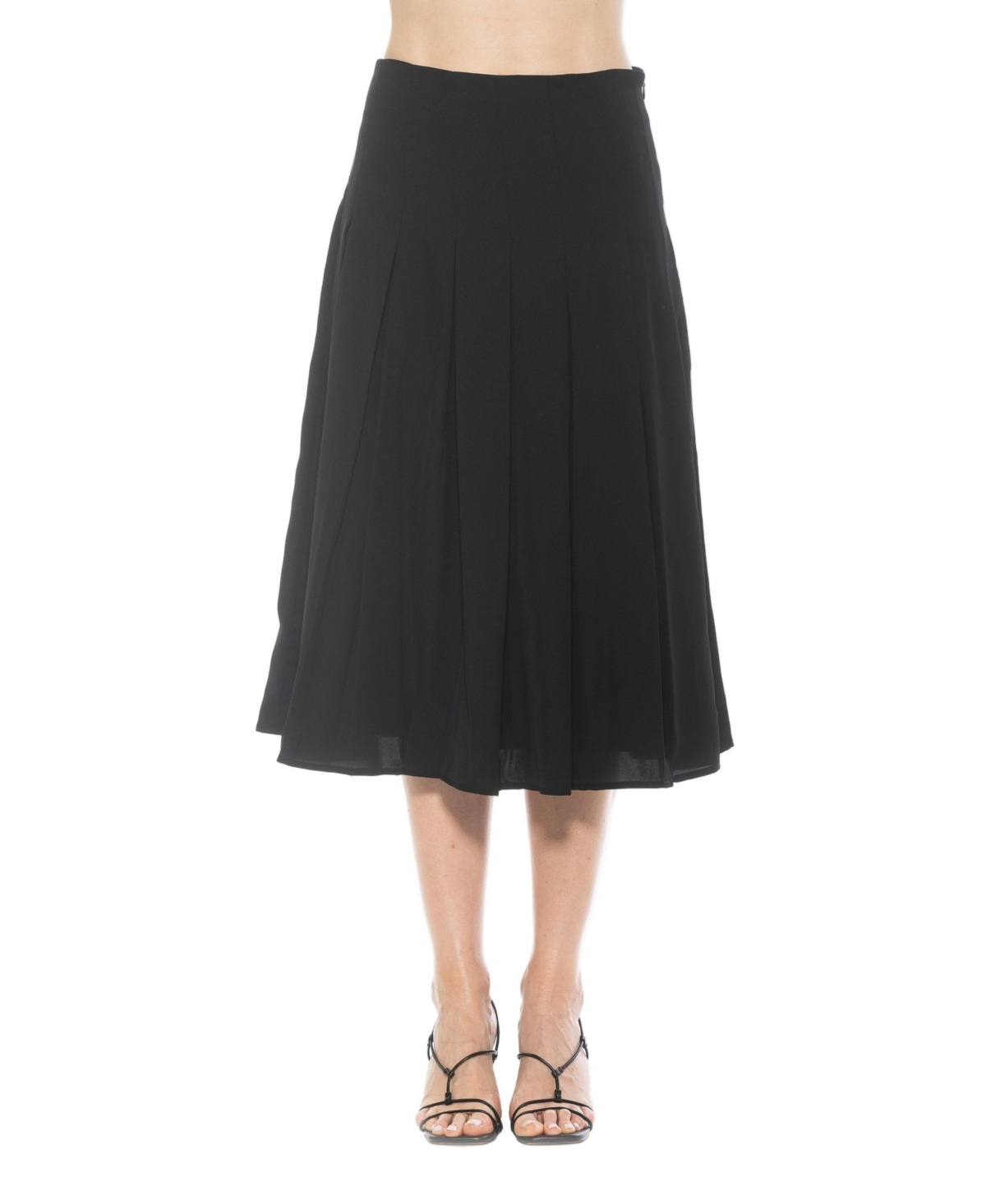 Click here for Alexia Admor Womens Shilo Midi Length Pleated Skir... prices