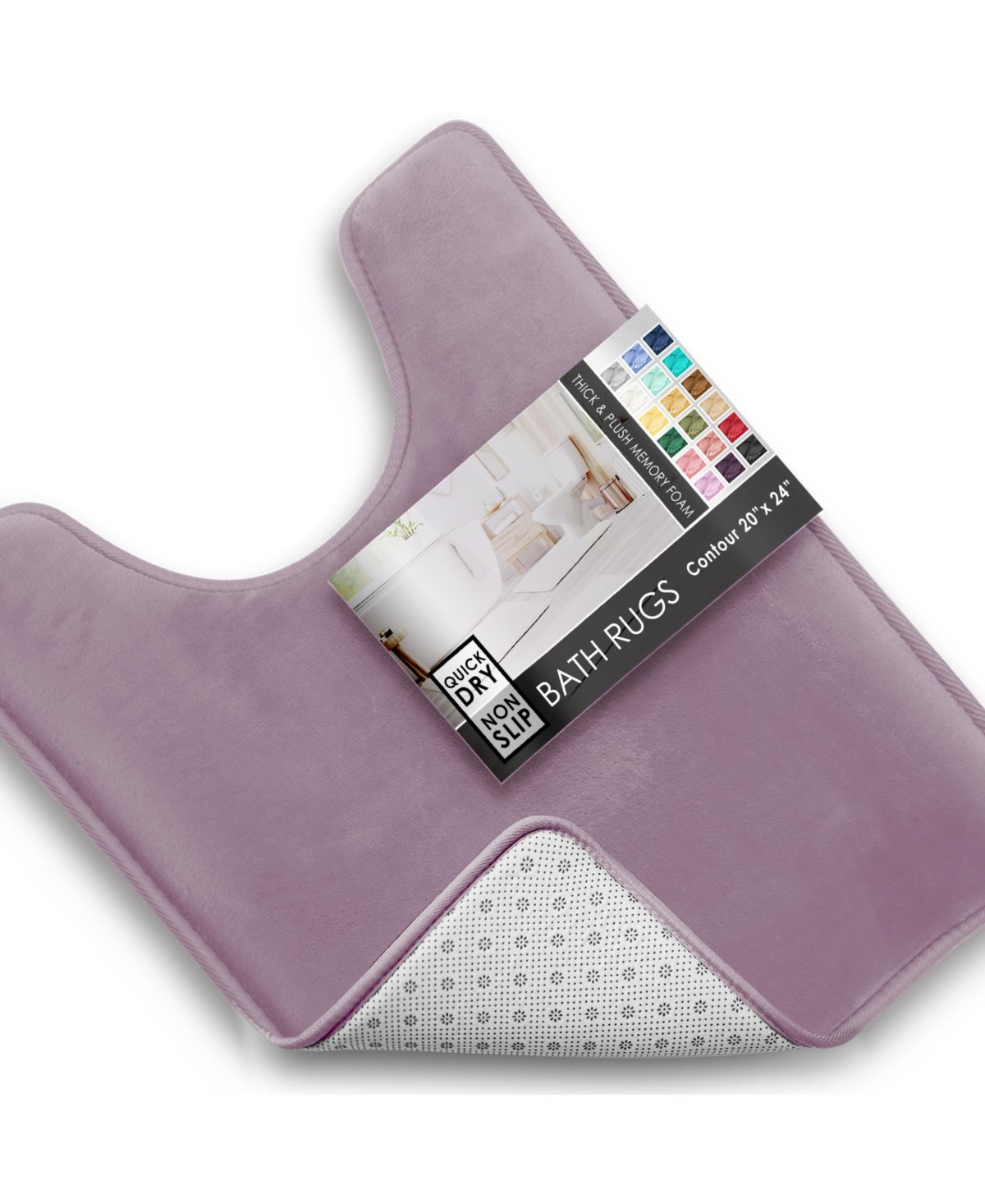 Click here for Non-Slip  Ultra Soft Plush  Memory Foam Bath Rug -... prices