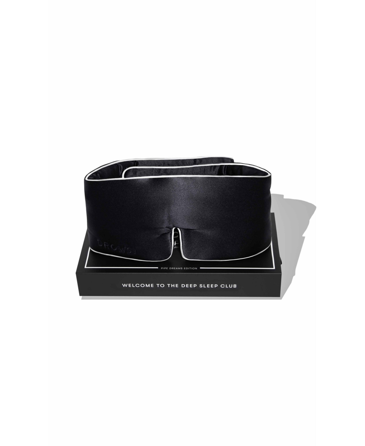 Click here for Drowsy Pipe Dreams Silk Eye Mask - Black prices