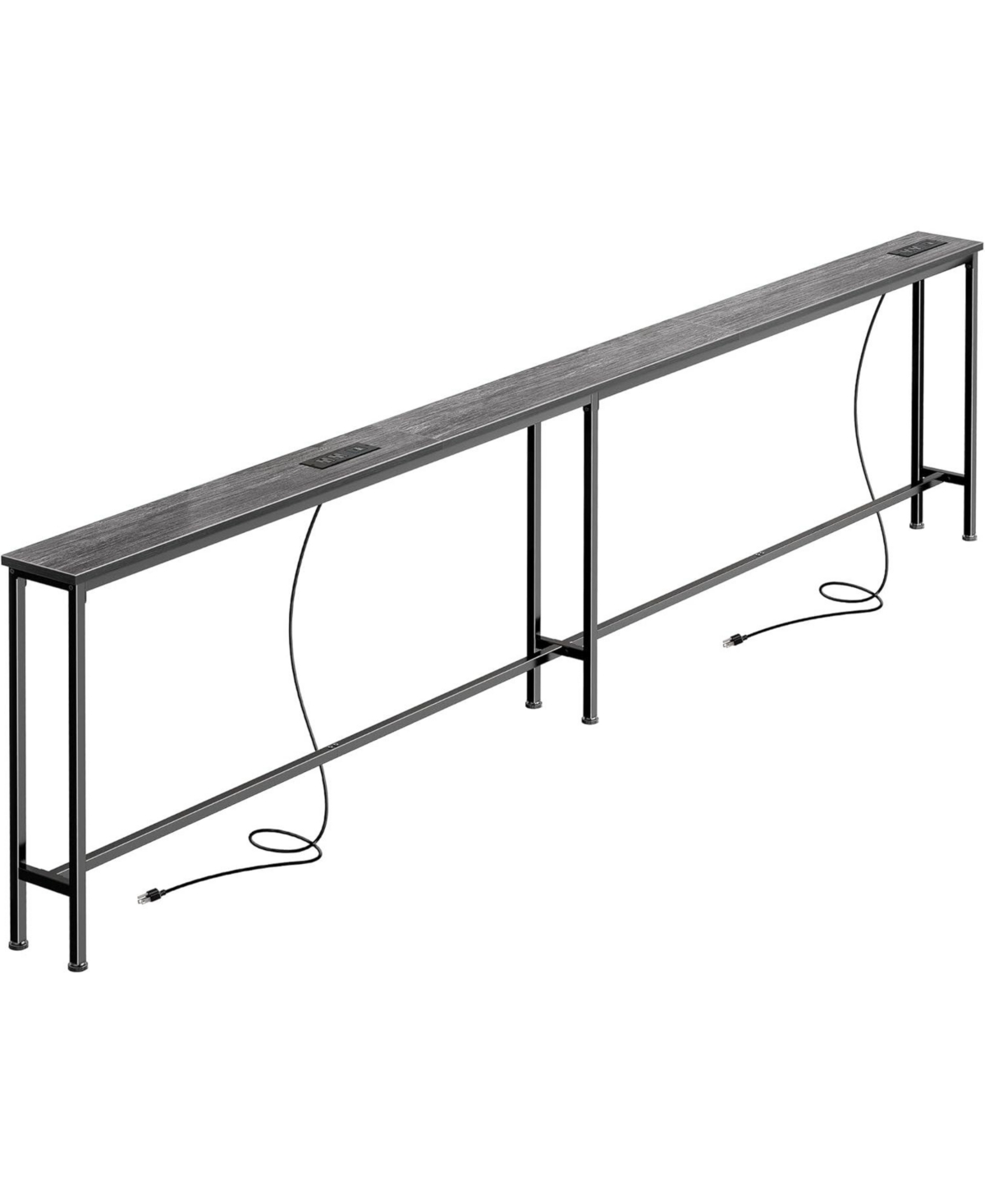 Click here for Lovmor 102 Inch Sofa Table with 2 Power Outlets an... prices
