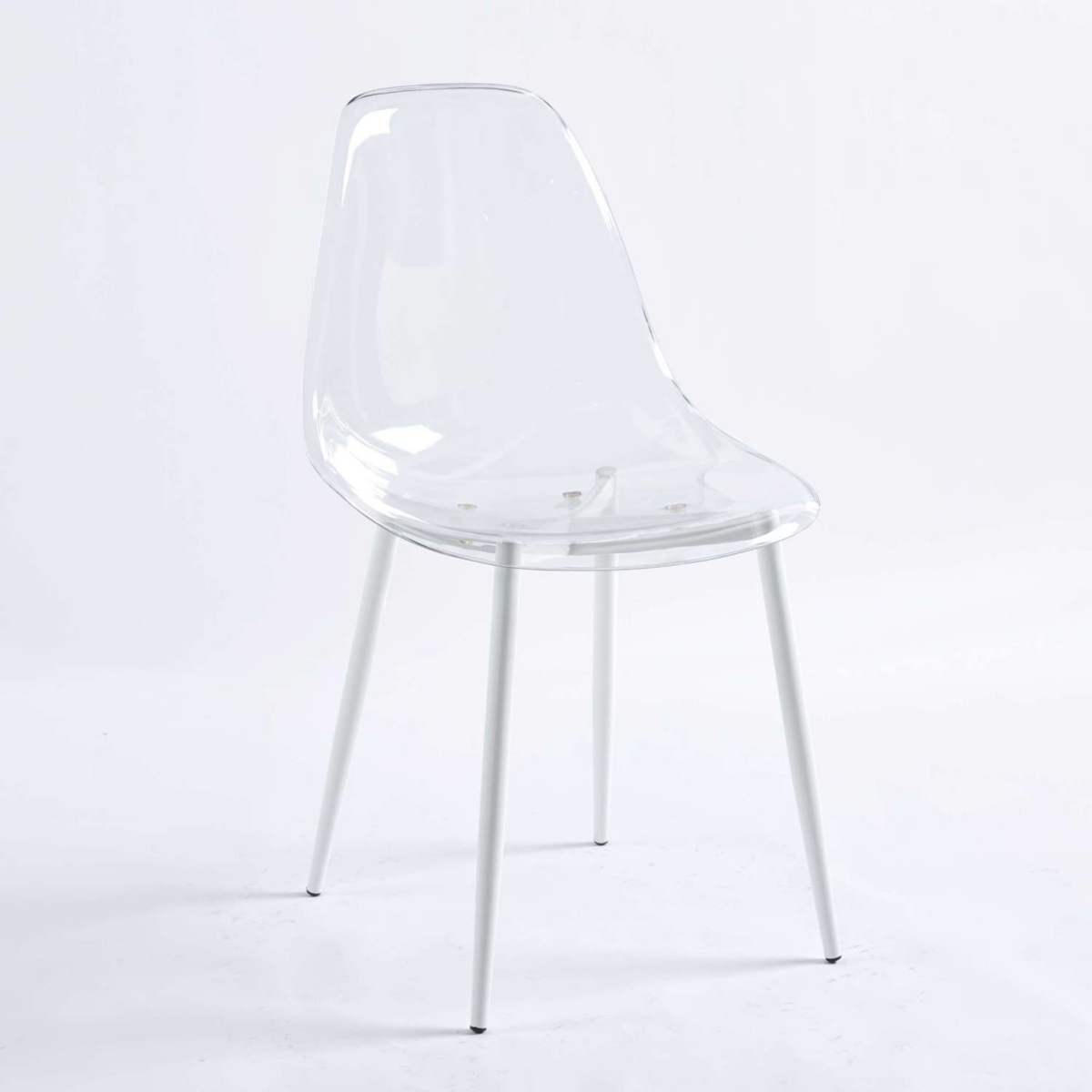Click here for Streamdale Furniture white leg and transparent sea... prices