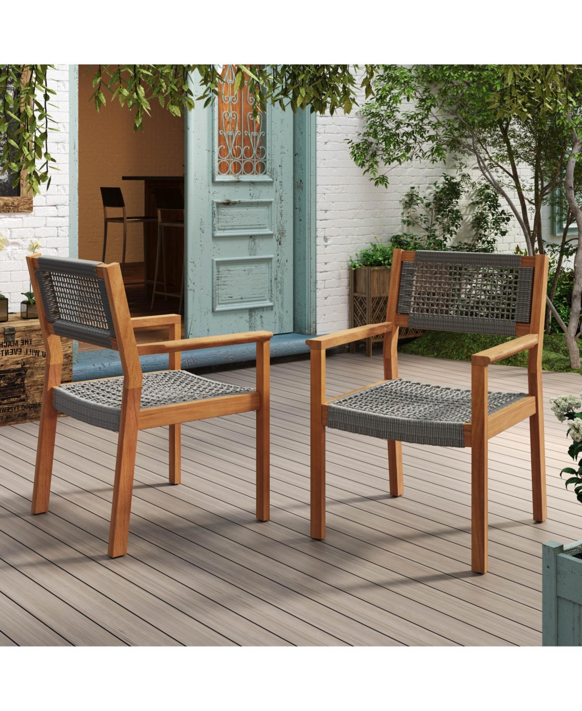 Click here for Streamdale Furniture Modern Acadia Teak Finish + L... prices