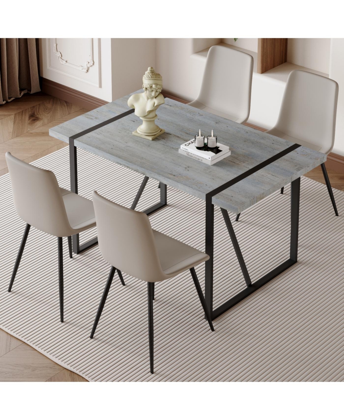 Click here for Streamdale FurnitureDining table and chair set - B... prices