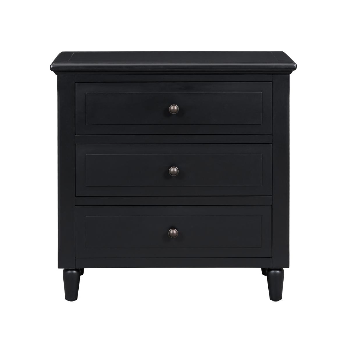 Click here for Cesicia Nightstand with 3 Drawers Modern Bedside T... prices