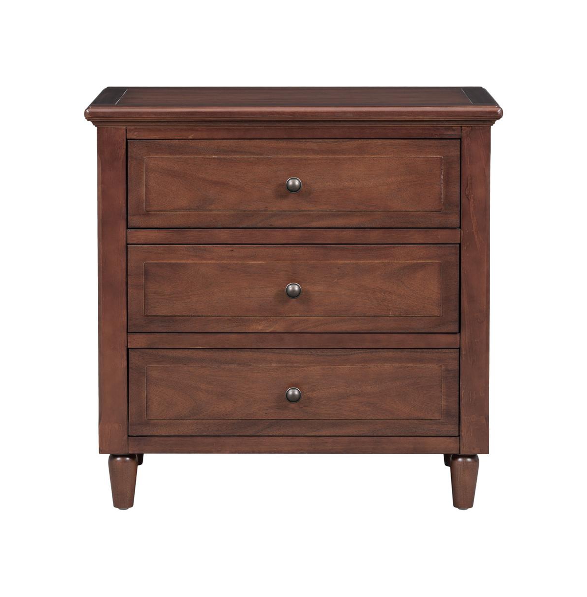 Click here for Cesicia Nightstand with 3 Drawers Modern Bedside T... prices