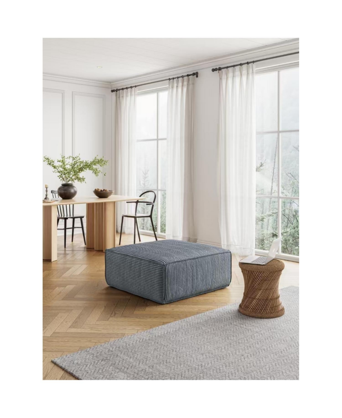 Click here for Streamdale Furniture Sectional Sofa Ottoman Dark G... prices