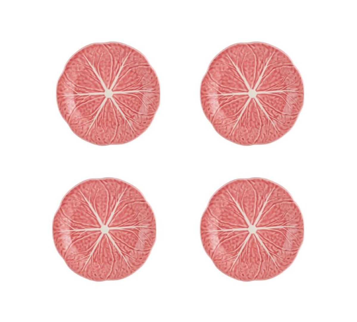 Click here for Bordallo Pinheiro Cabbage Salad Plates  Set of 4 -... prices