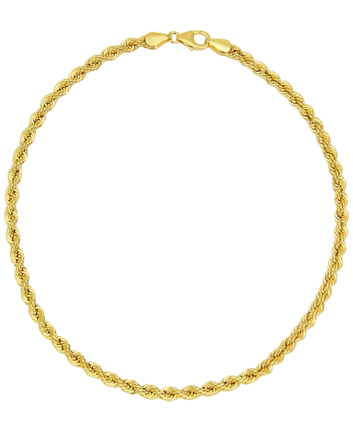 Click here for Macys Rope Chain Bracelet in 18k Gold - Gold prices