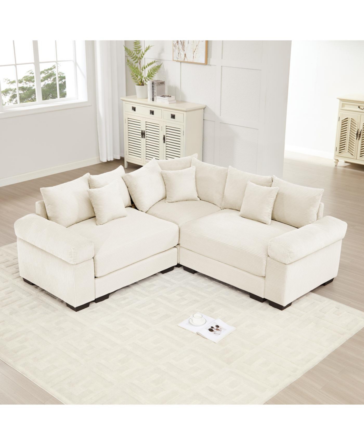Click here for Streamdale Oversized Cloud Modular Sectional Couch... prices