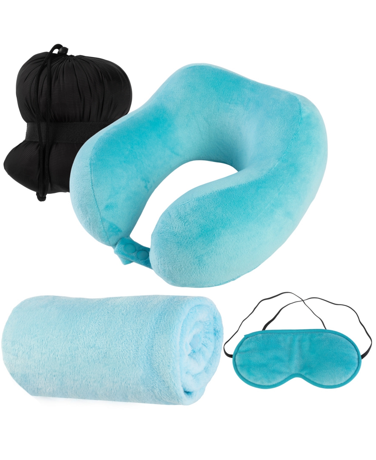 Click here for Home-Complete 3-Pc. Memory Foam Plush Fleece Trave... prices