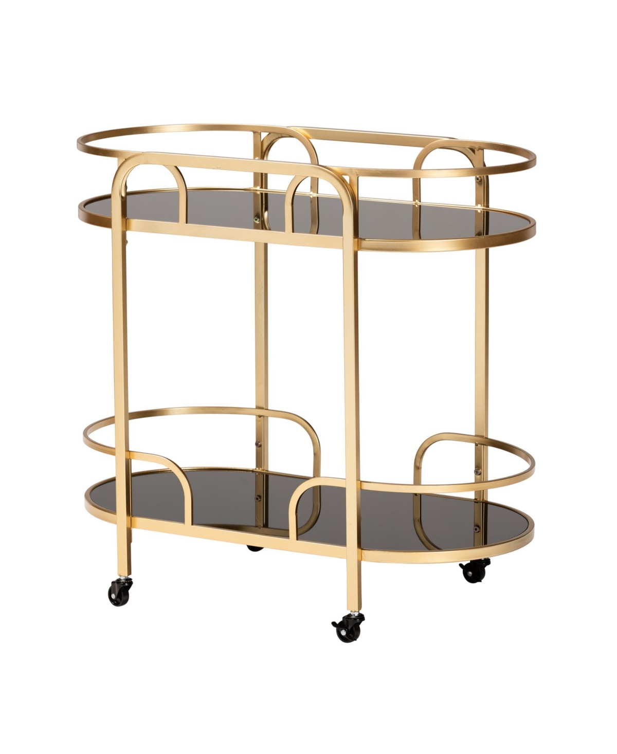 Click here for Furniture Leighton 18 Glass Contemporary Wine Cart... prices