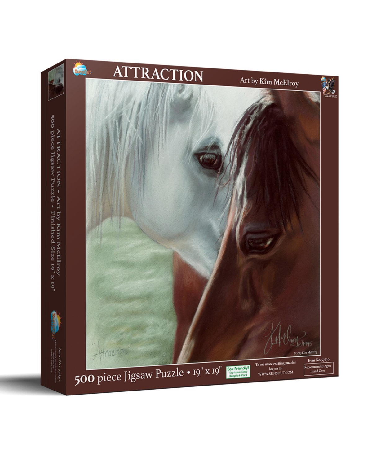Click here for SunsOut Attraction 500 piece Jigsaw Puzzle for Adu... prices