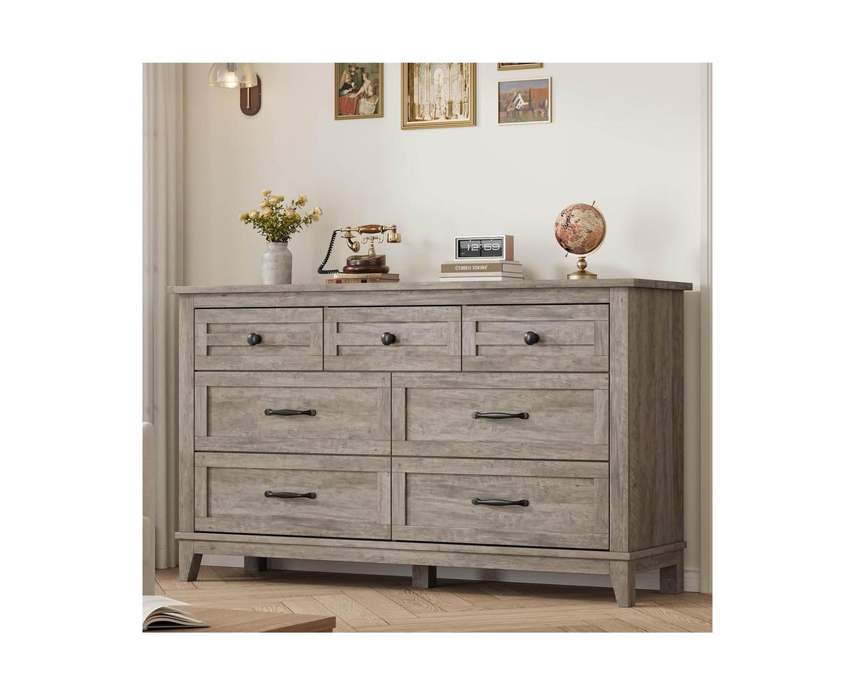 Click here for gaomon 54" Wide Drawer Dresser with Storage F... prices