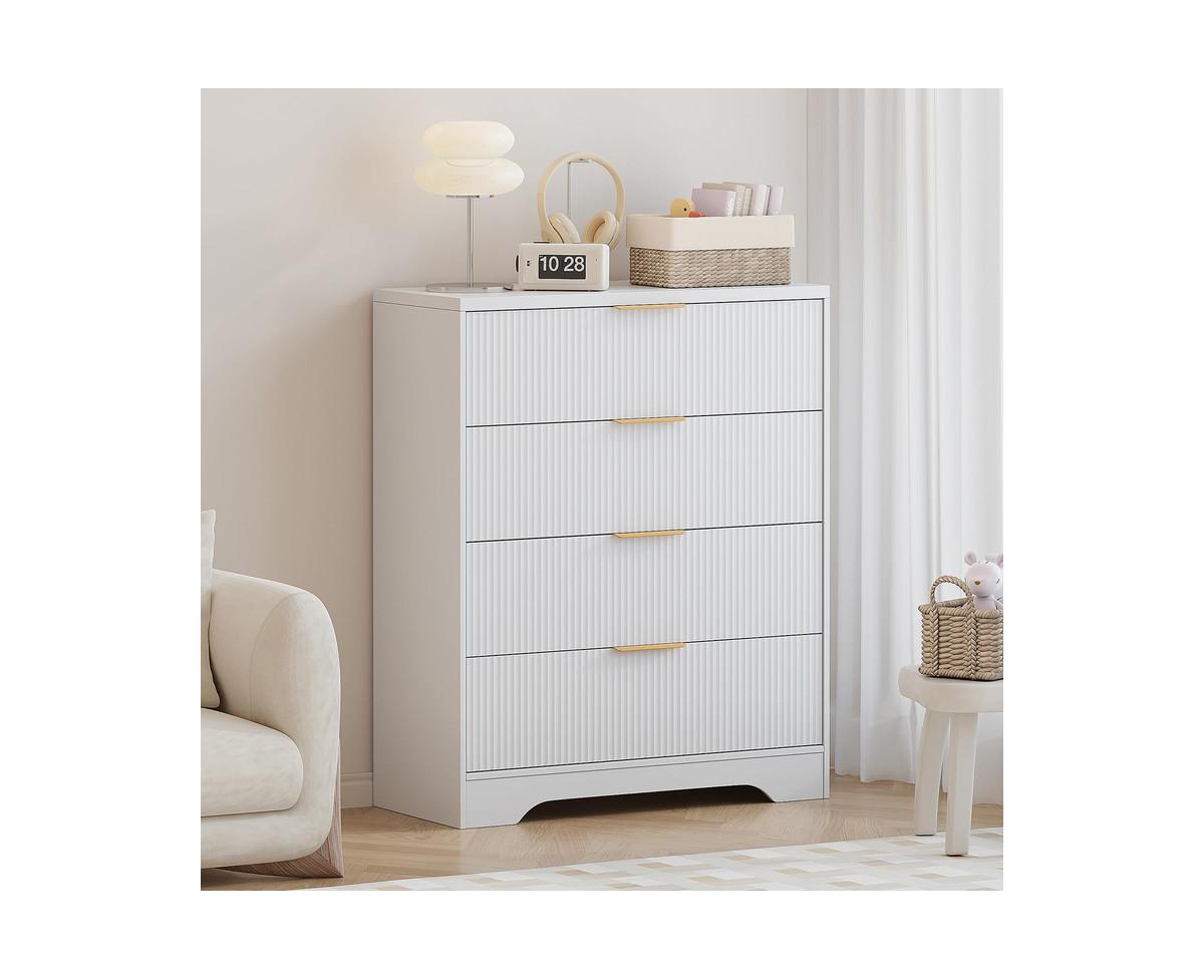 Click here for gaomon Fluted 5 Drawer Dresser for Bedroom prices