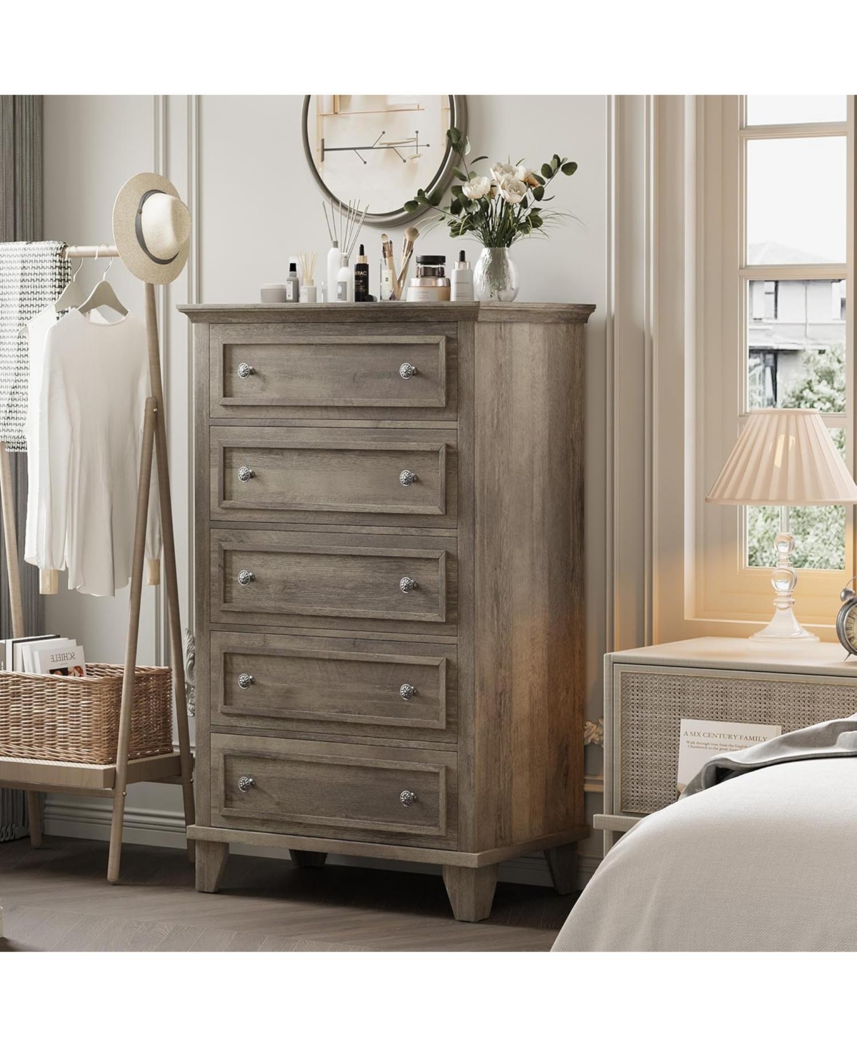 Click here for gaomon 5-Drawer 48" Wood Chest with Deep Draw... prices