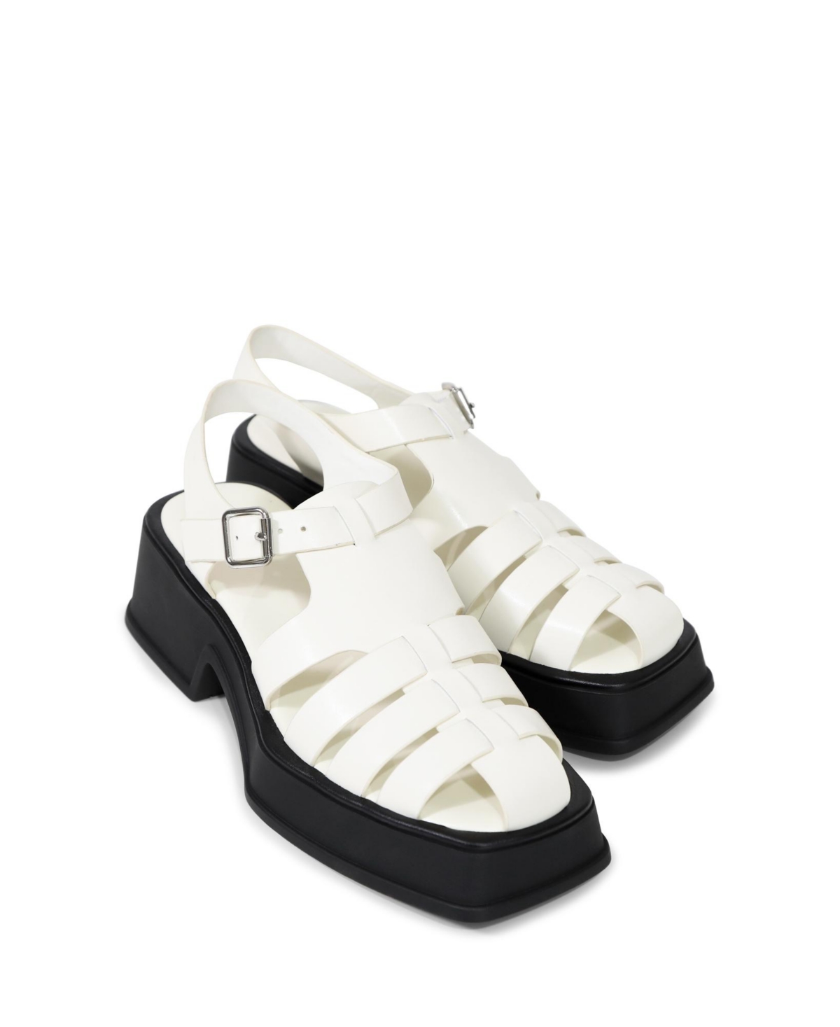 Click here for Belle & Bloom Womens Promises Leather Platform San... prices