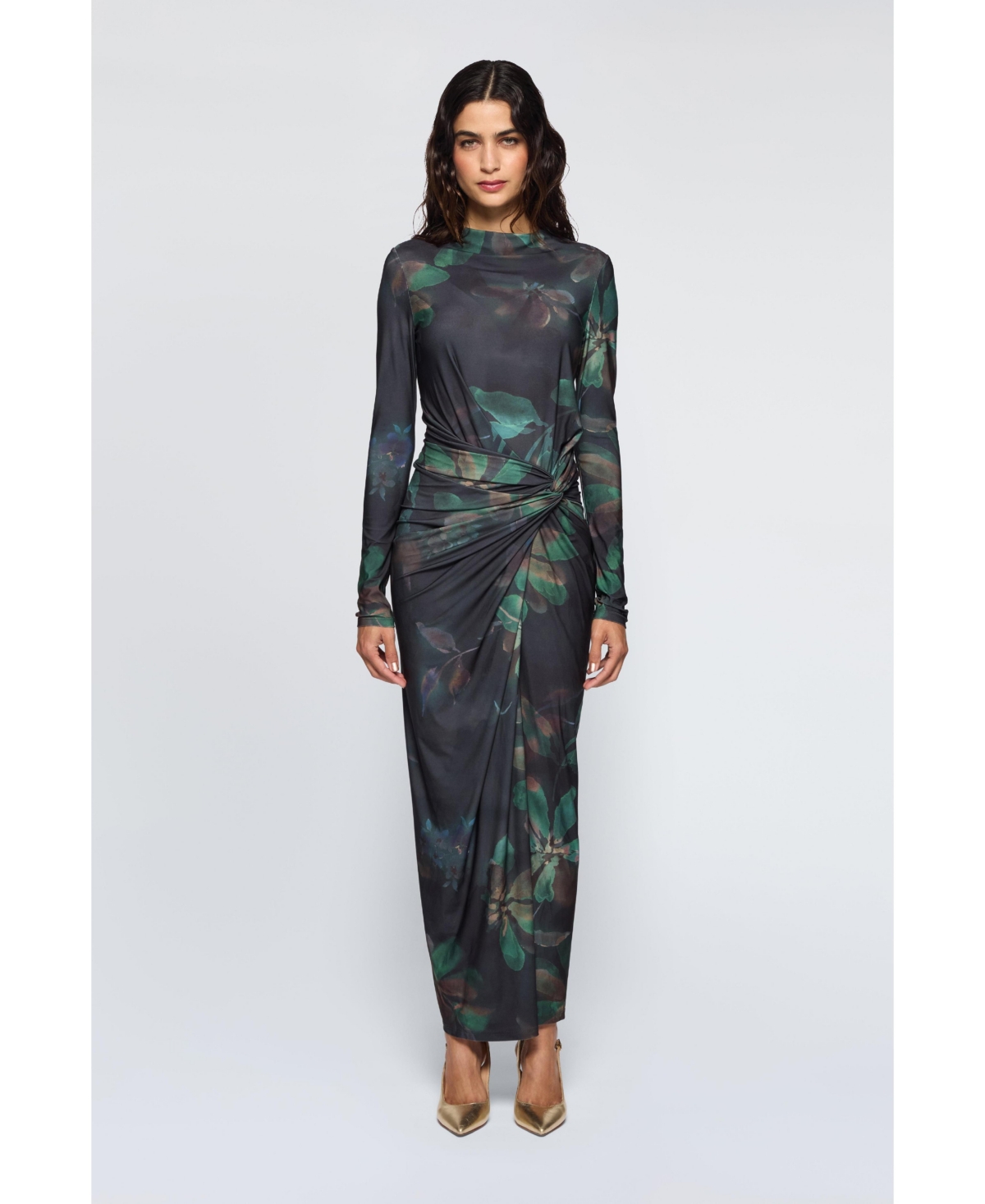 Click here for Daska Womens Athena Printed Dress - Green print prices