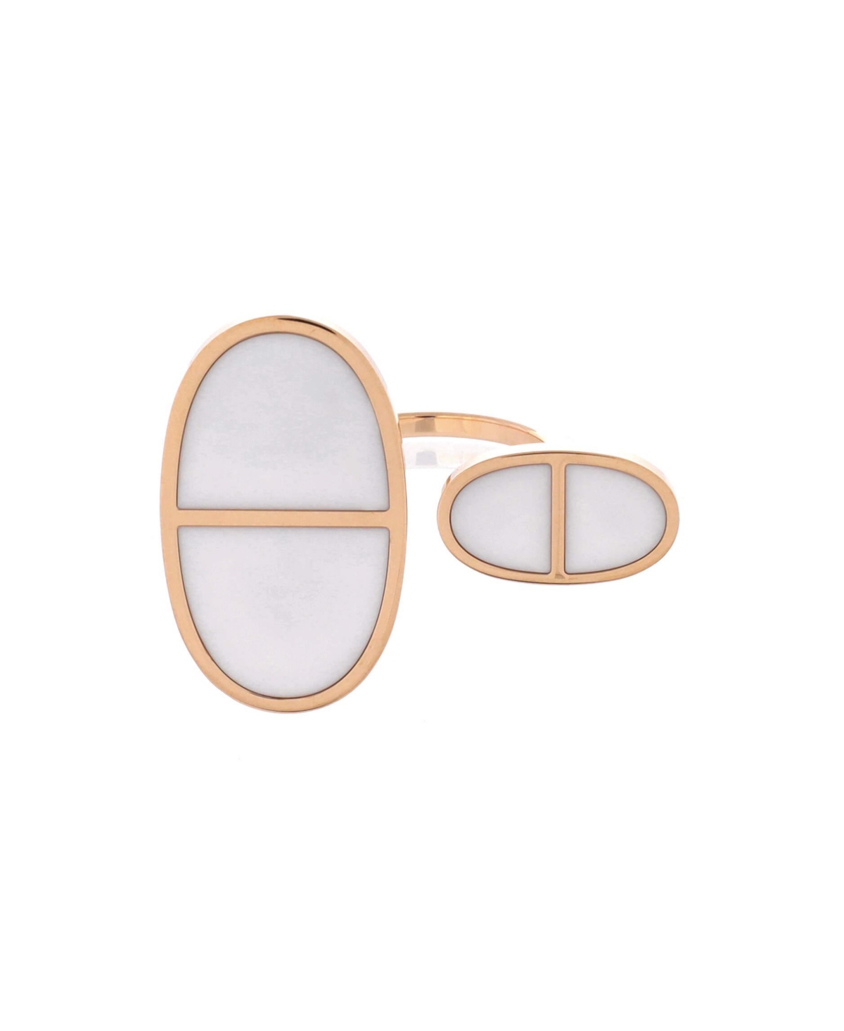 Click here for Pre-Owned Hermes Chaine dAncre Verso Ring - 18k ro... prices