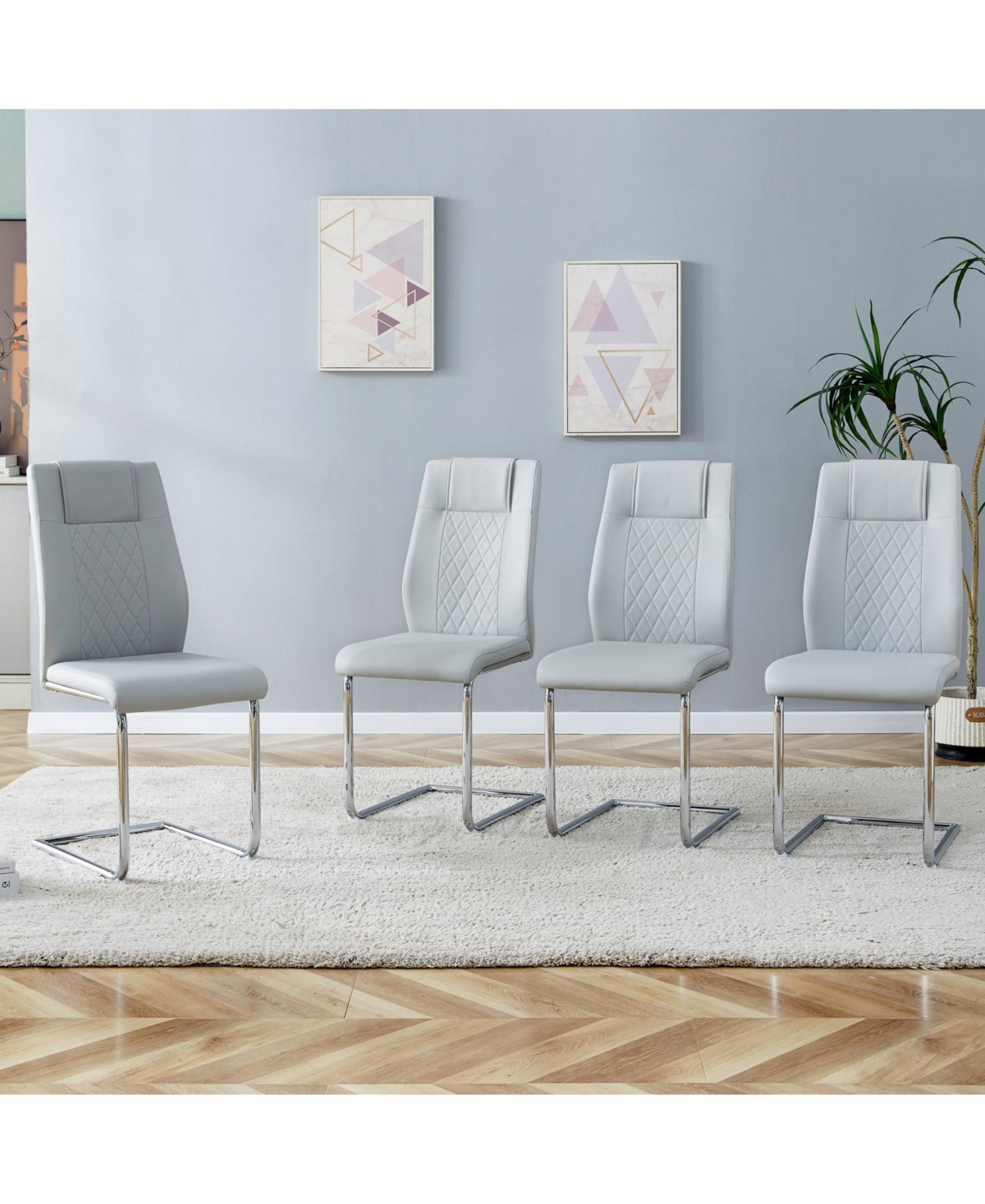 Click here for Streamdale Furniture Faux Leather Cushioned Side C... prices