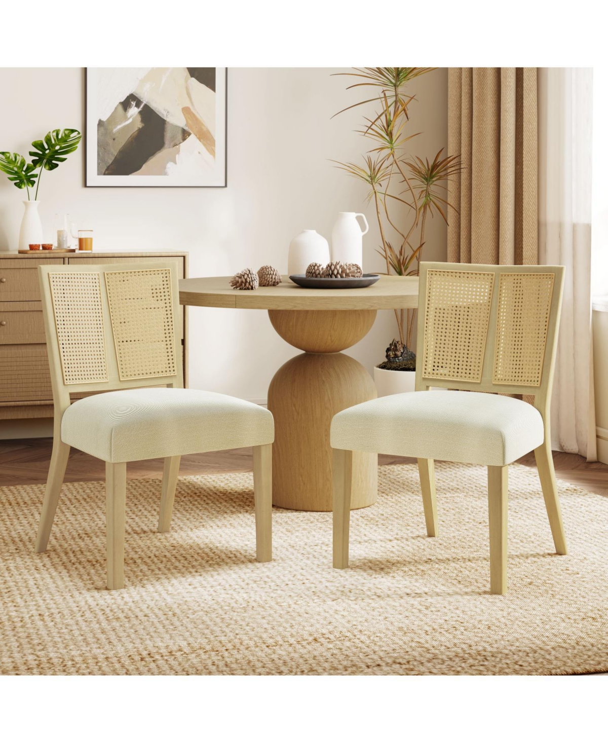Click here for Streamdale Furniture Rattan Dining Chair Without A... prices