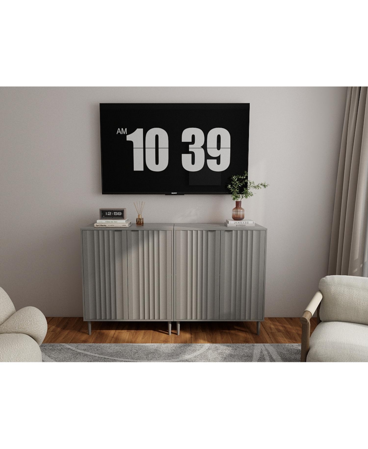 Click here for Streamdale Furniture Modern Kitchen Storage Cabine... prices