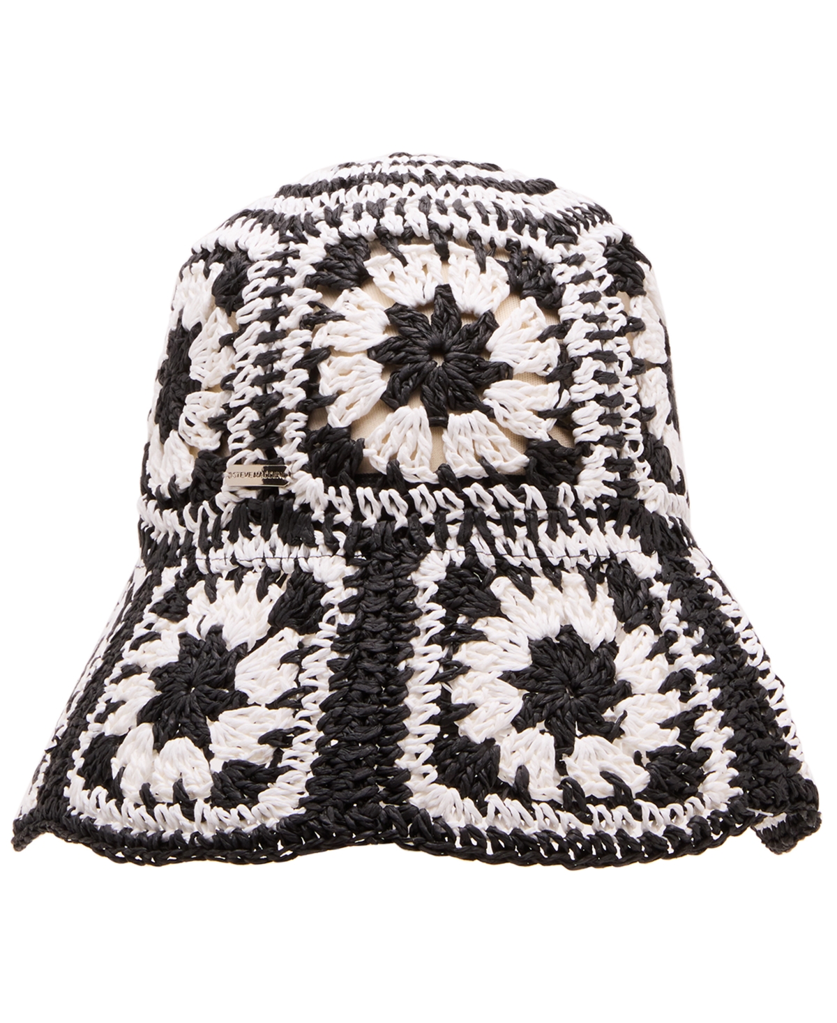 Click here for Steve Madden Bright Nomad Straw Bucket Hat - Black prices