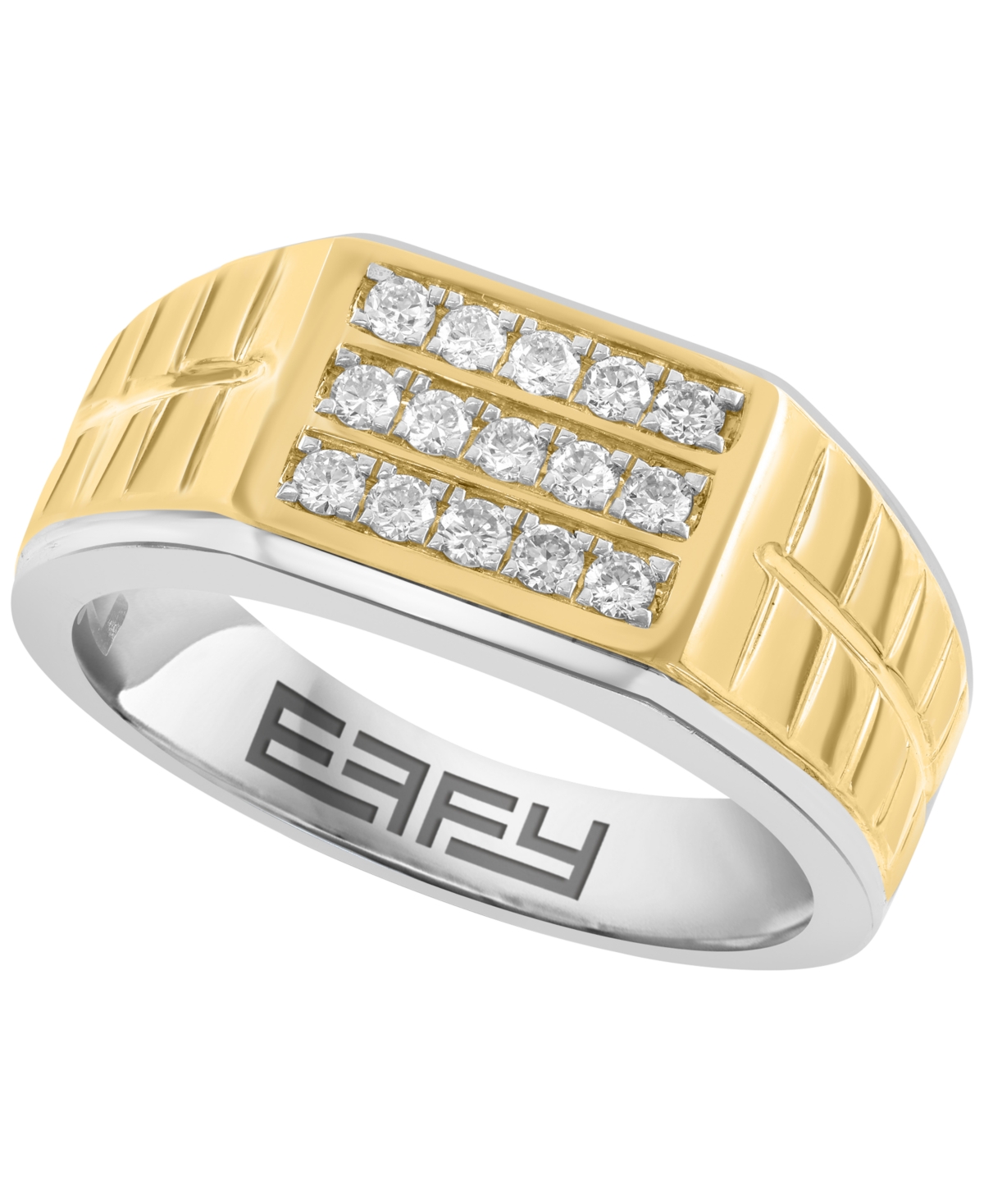 Click here for Effy Collection Mens Lab Grown Diamond Ring (3/8 c... prices