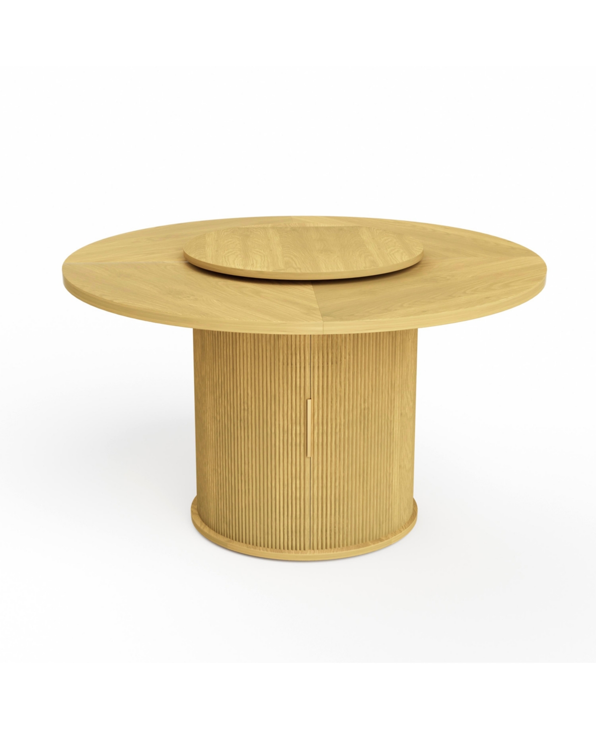 Click here for Casainc 55″ Round Dining Table with Rotatin... prices