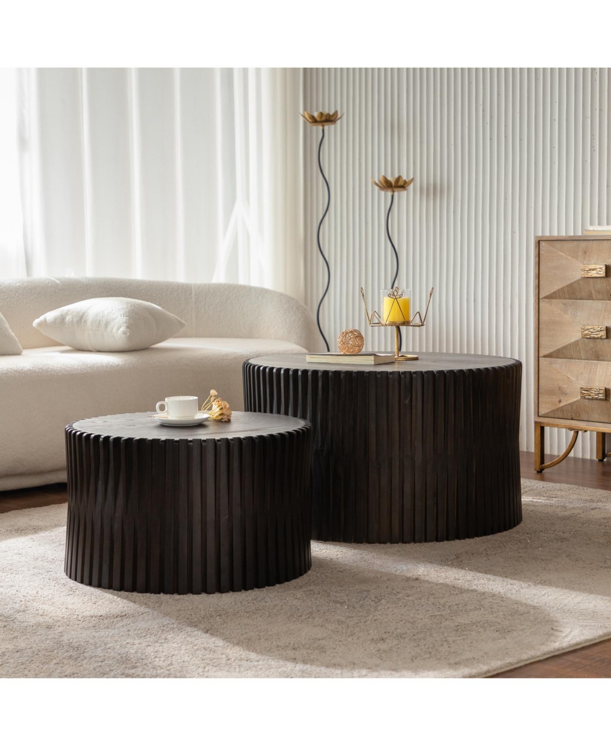 Click here for Streamdale Furniture Vintage Dark Brown Nesting Co... prices