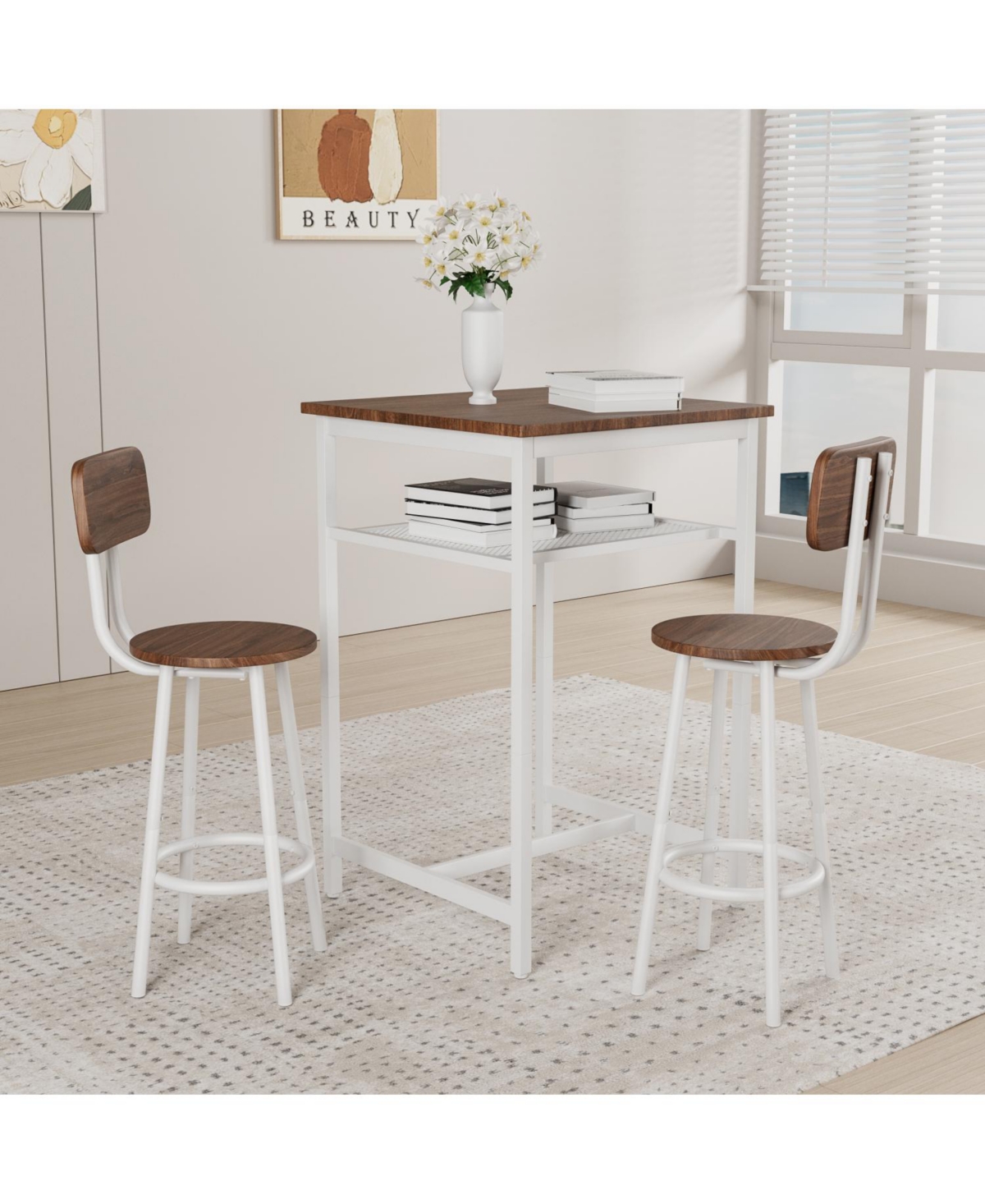 Click here for Streamdale Furniture Bar table  equipped with 2 ba... prices
