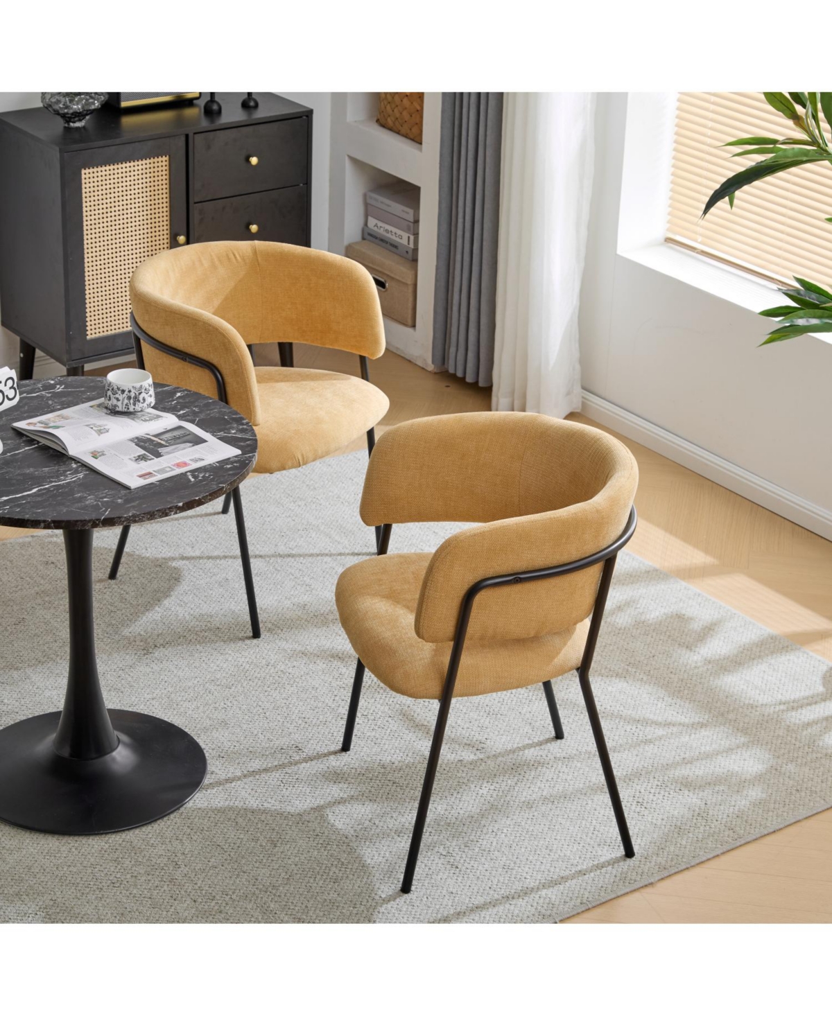 Click here for Streamdale Furniture Upholstered Arm Dining Chair... prices