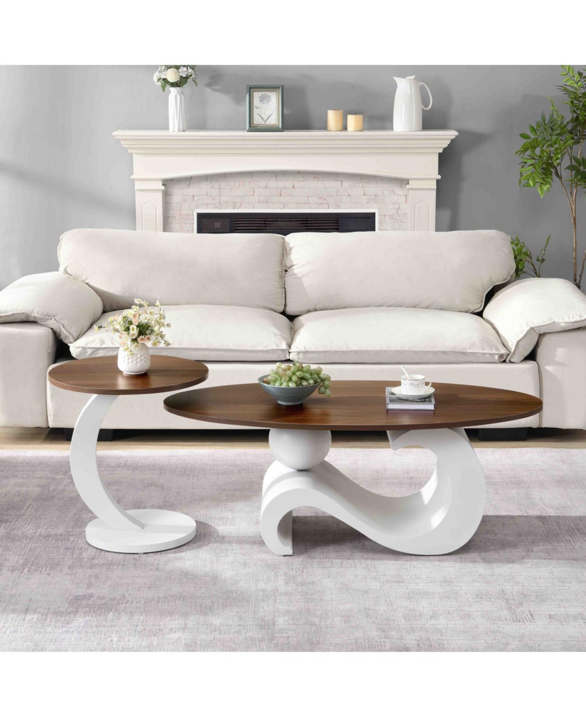 Click here for Streamdale Furniture Set of 2 Nesting Coffee Table... prices