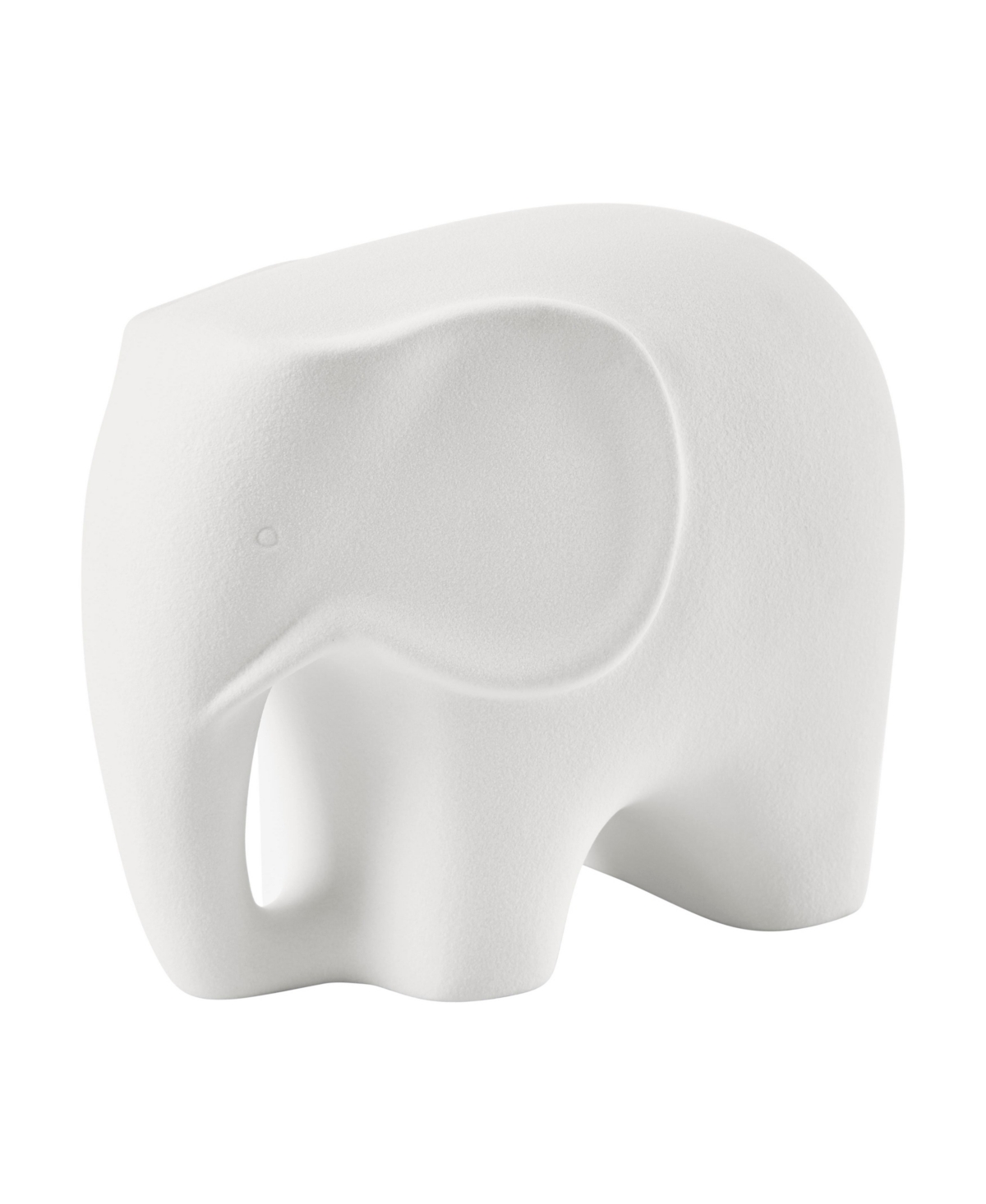 Click here for Danya B Hans White Abstract Elephant Matte Ceramic... prices