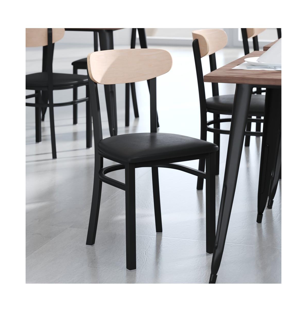 Click here for Emma+Oliver Yara Industrial Dining Chair with Roll... prices