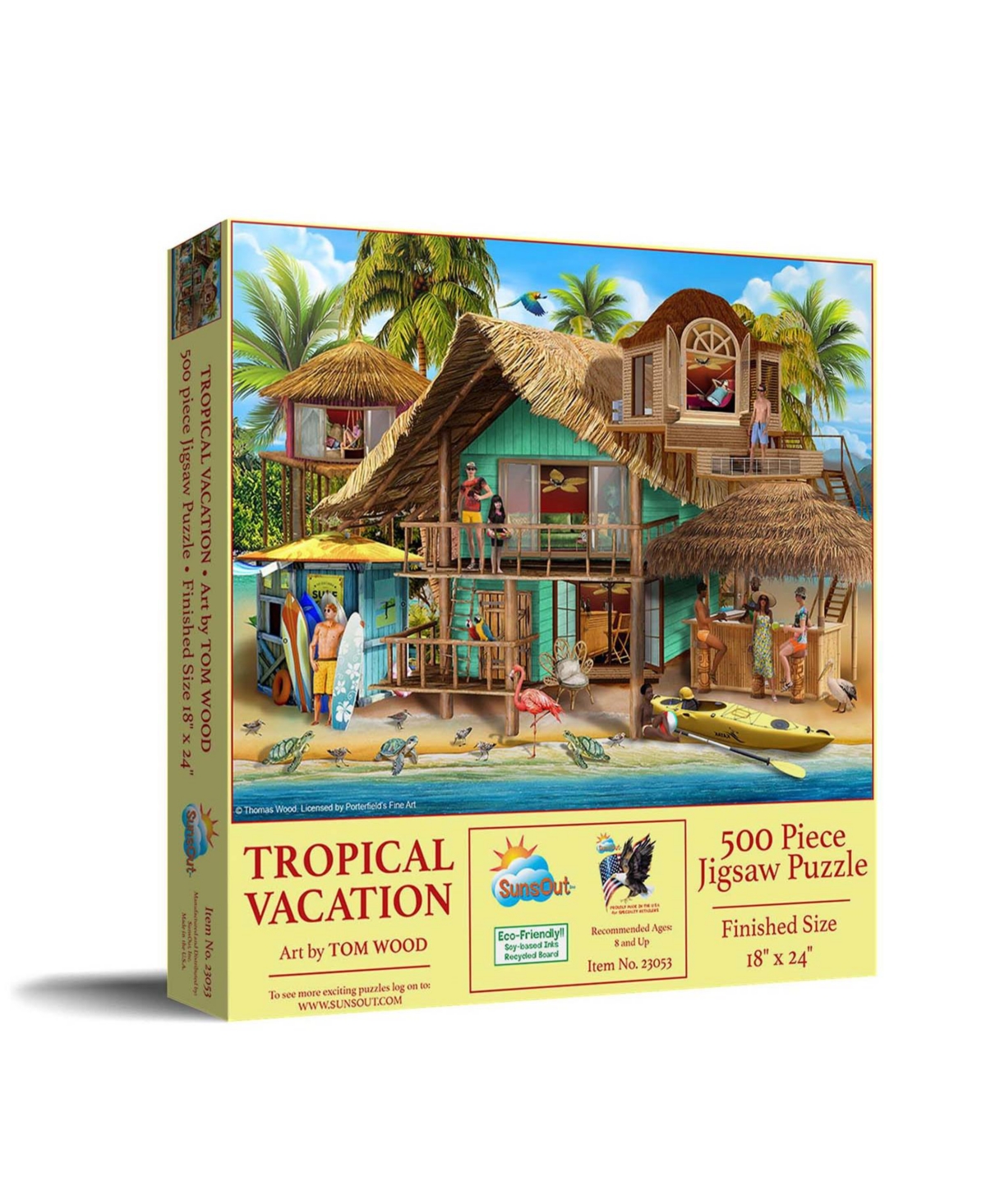Click here for SunsOut Tropical Vacation 500 piece Jigsaw Puzzle... prices