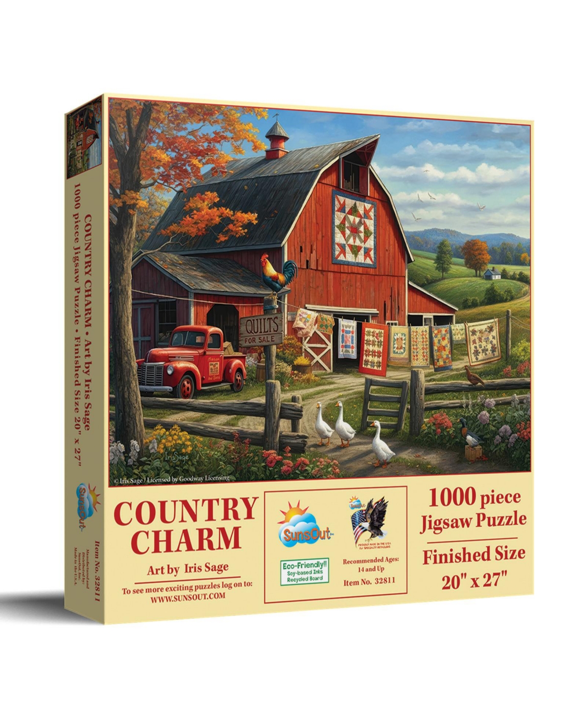 Click here for SunsOut Country Charm 1000 piece Jigsaw Puzzle for... prices