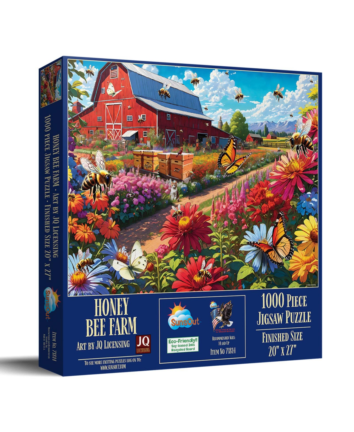 Click here for SunsOut Honey Bee Farm 1000 piece Jigsaw Puzzle fo... prices