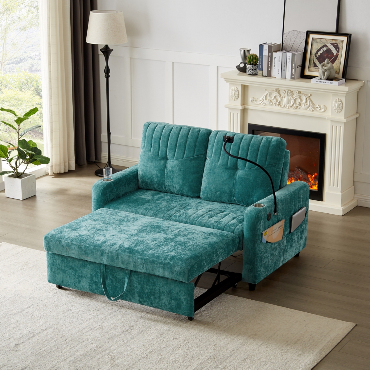Click here for Streamdale Furniture Modern Loveseat Sofa Bed with... prices