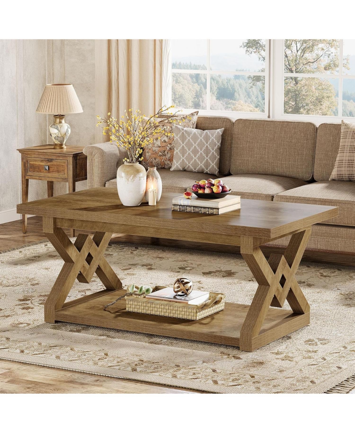Click here for Tribesigns 2-Tier Coffee Center Table for Living R... prices