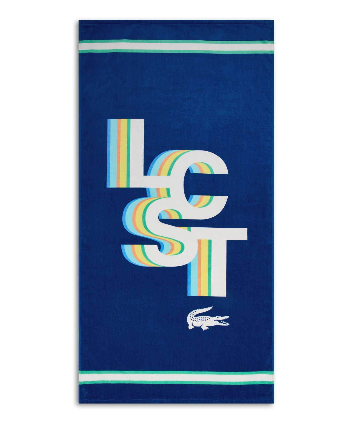 Click here for Lacoste Lcst Playful Letters Cotton Beach Towel  3... prices
