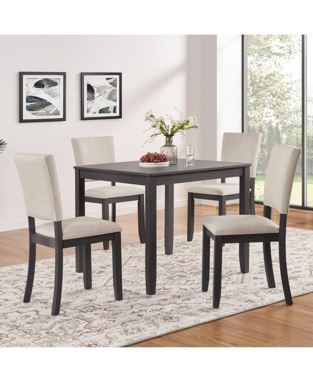 Click here for Streamdale Furniture Modern 4-Person Dining Set -... prices
