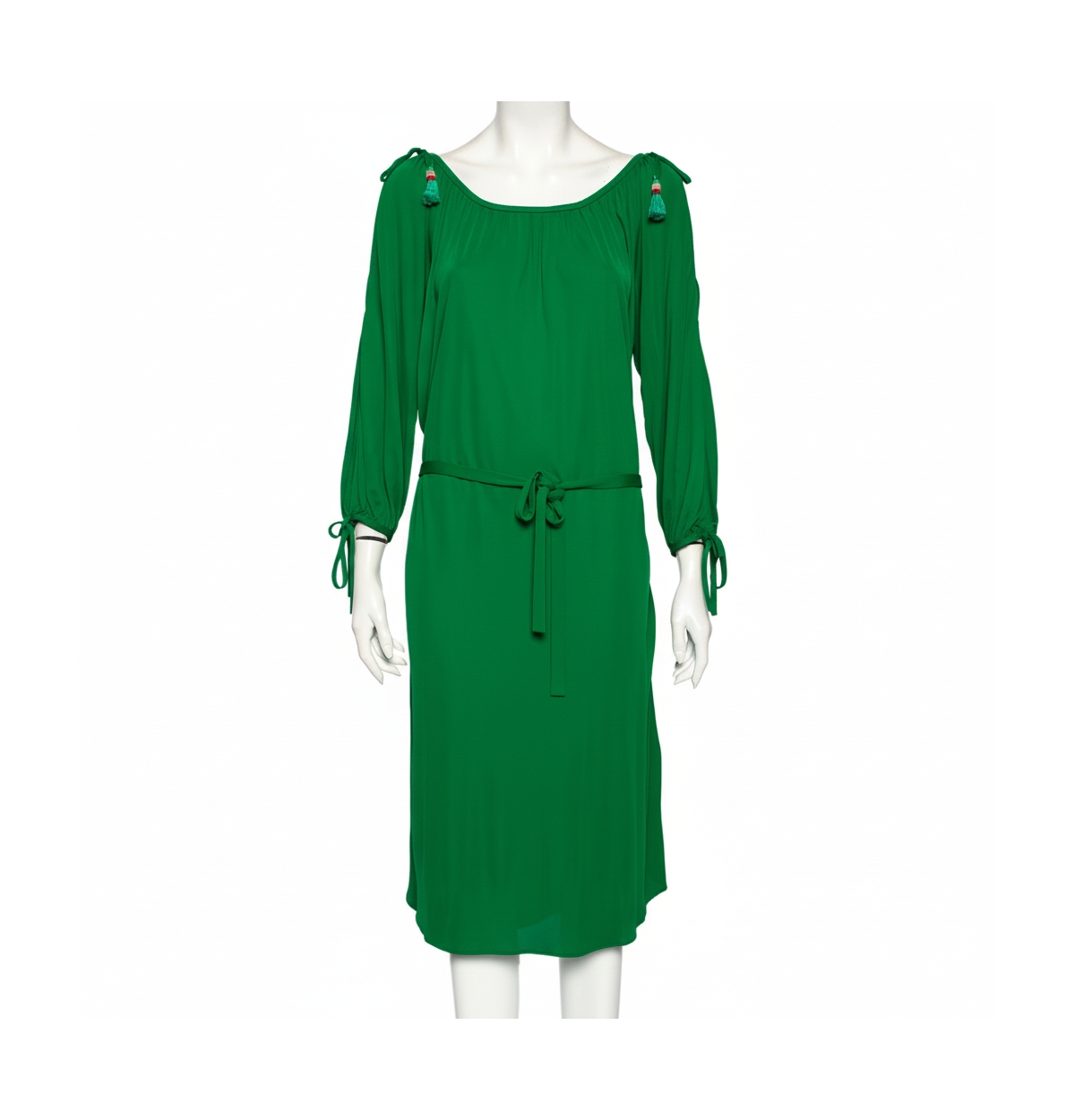 Click here for Pre-Owned Roberto Cavalli Womens Green Jersey Cold... prices