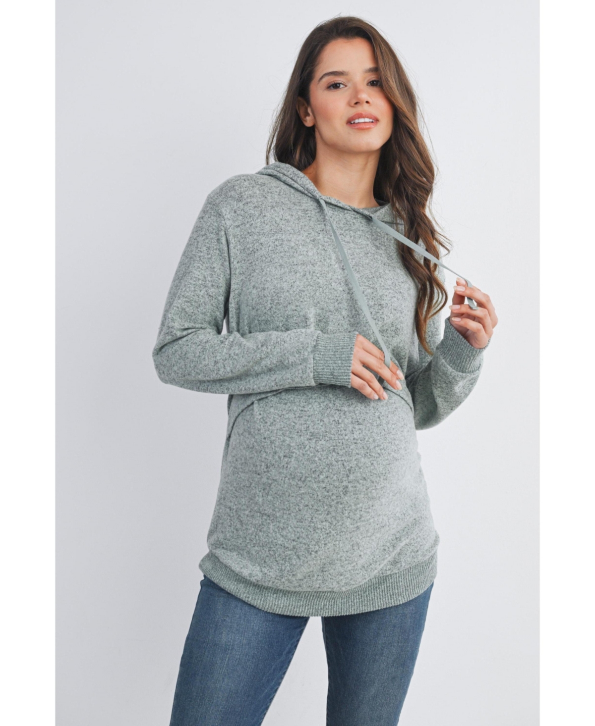 Click here for Hello Miz Maternity Double Layer Long Sleeve Nursi... prices