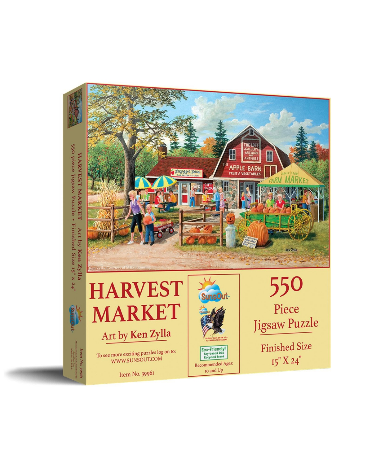 Click here for SunsOut Harvest Market 550 piece Jigsaw Puzzle for... prices