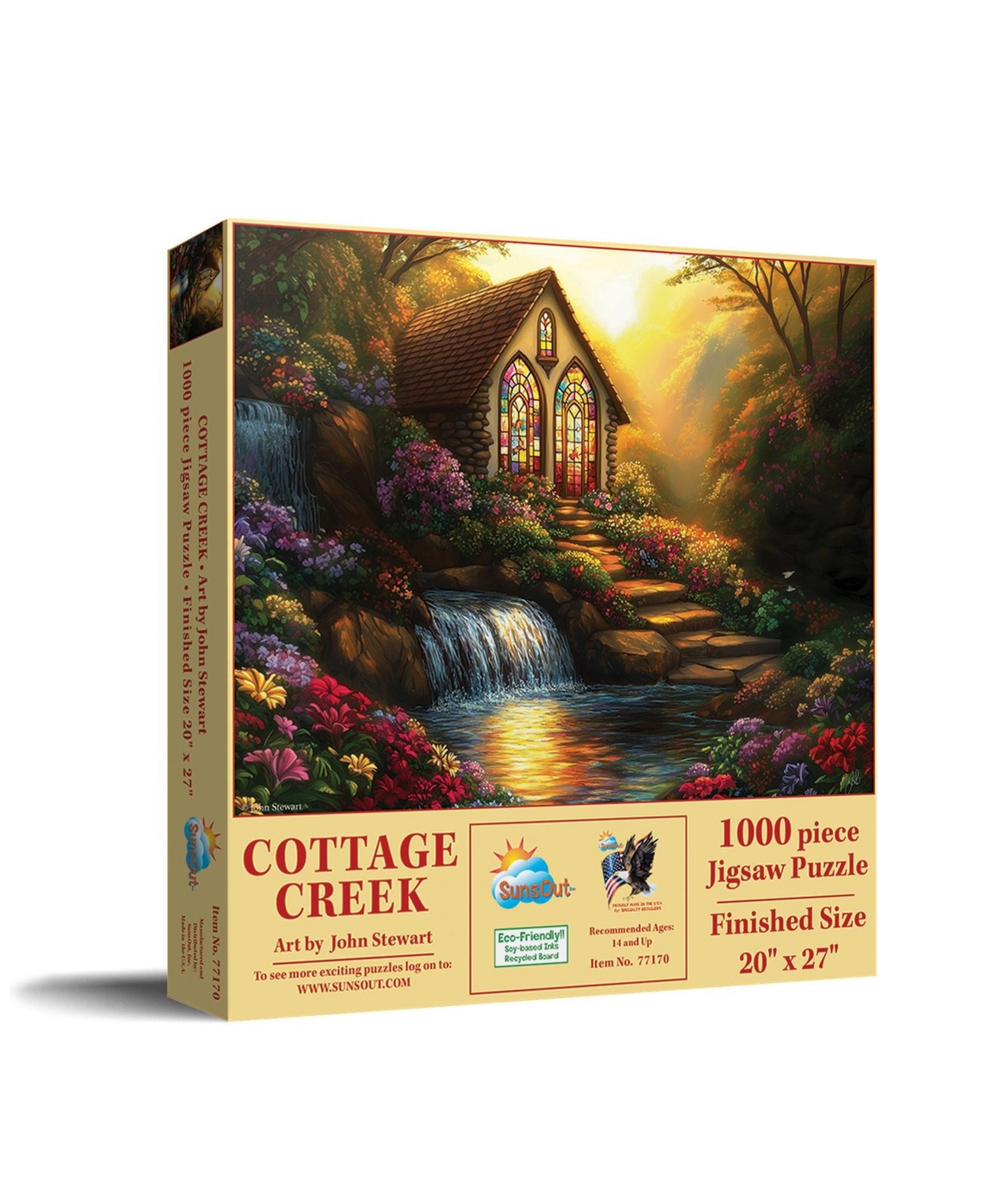 Click here for SunsOut Cottage Creek 1000 piece Jigsaw Puzzle for... prices