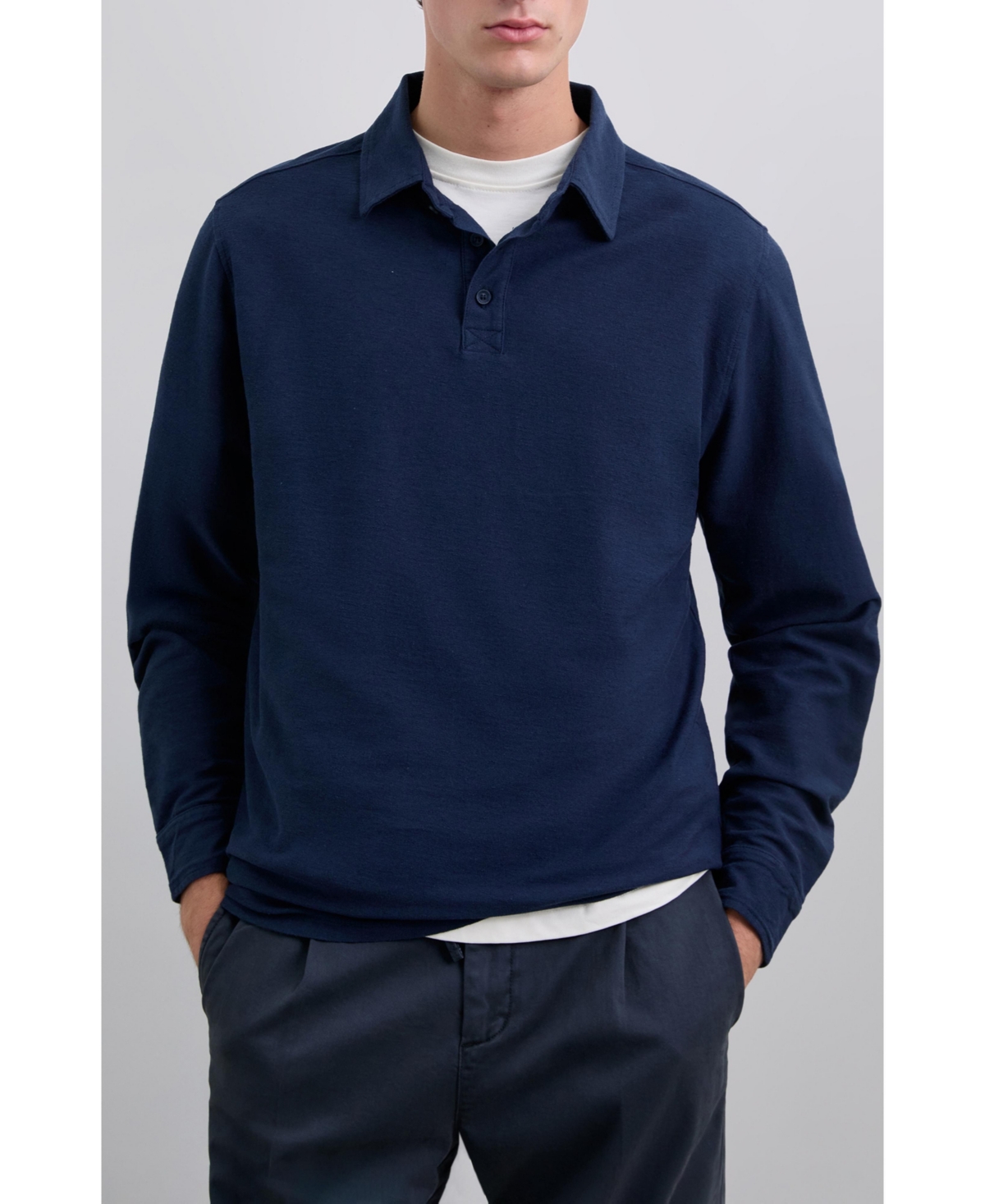 Click here for Scalpers Womens Icon Reverse Polo - Dark blue prices