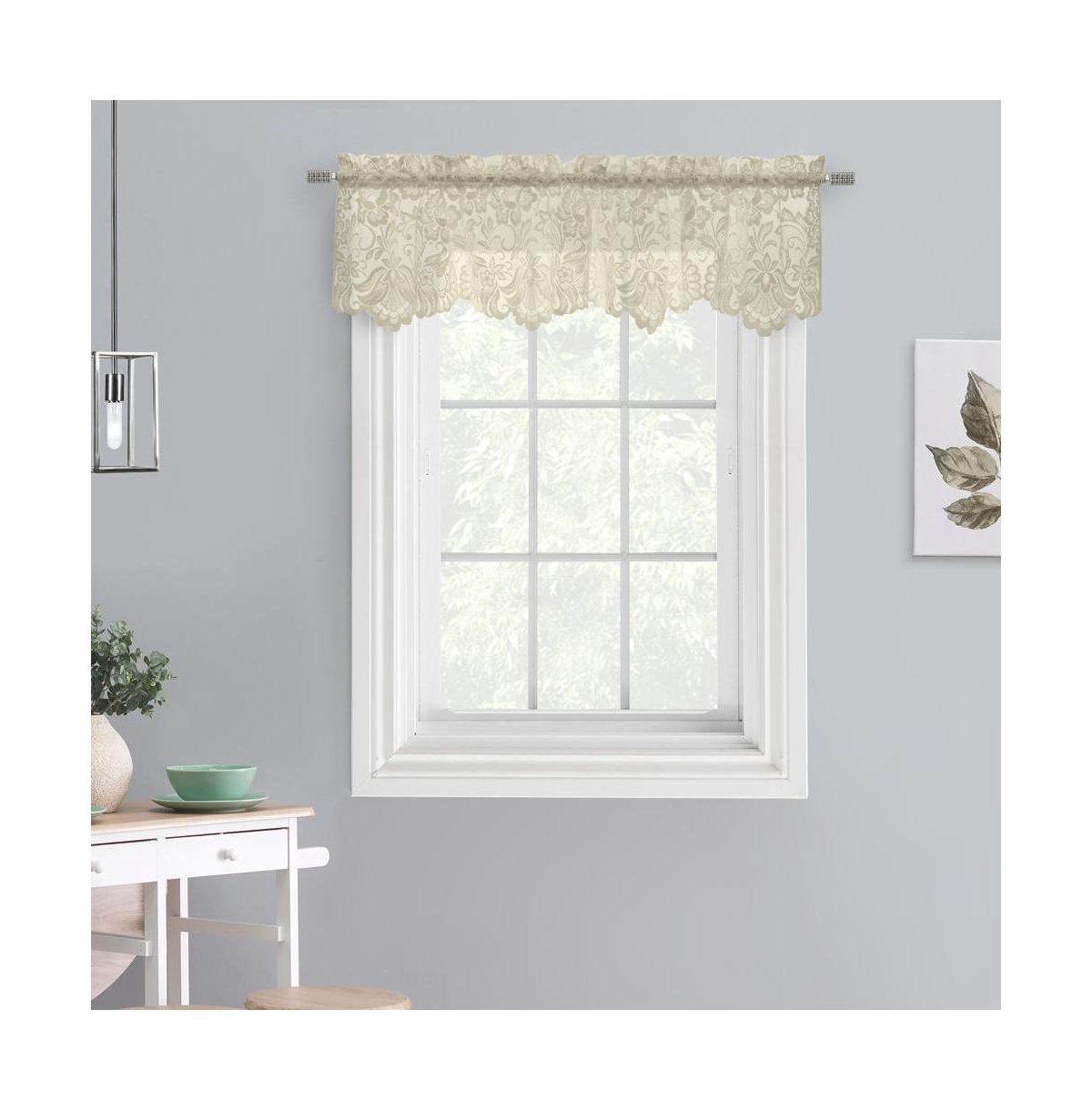 Click here for Habitat Limoges Sheer Rod Pocket Flat Valance Flor... prices